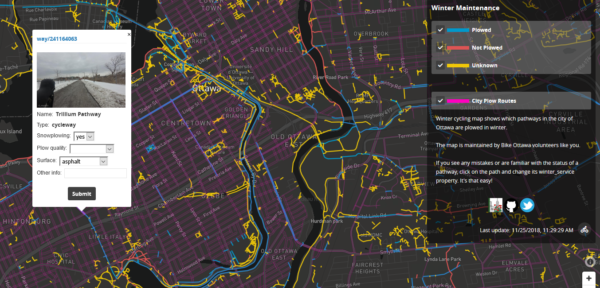 Announcement: Bike Ottawa winter cycling map – Bike Ottawa